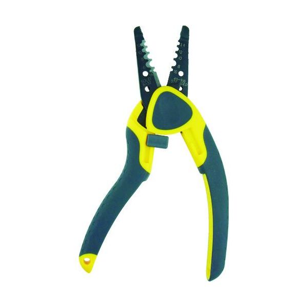 【特長】●グリップはエルゴデザイン採用により疲れにくく高いハンドリング性能を発揮します。●グリップに滑り止め効果の高い素材、エンボス加工を採用しています。●保管に便利なセーフティーロック付です。【用途】●ゴム系電線、ビニール系電線、一般電線...