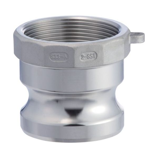 【仕様】●耐圧力(MPa)：1.8●相手側取付サイズ：R1/2●最高使用圧力(MPa)：1.8●相手側取付サイズ(インチ)：1/2、3/4●接続ねじ部：Rc1/2●使用温度範囲(℃)：-50〜180(ガスケット使用温度範囲に準じる)●使用流...