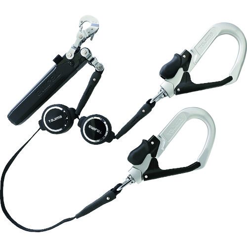 （株）TJMデザインメーカーお問い合わせ：0120-125577【特長】●フルハーネス型用 タイプ1です。●上出しダブルL6ランヤードです。●ショックアブゾーバがブラブラしない固定ベルト付きです。●ランヤードが引っ掛かりません。●より戻し付...