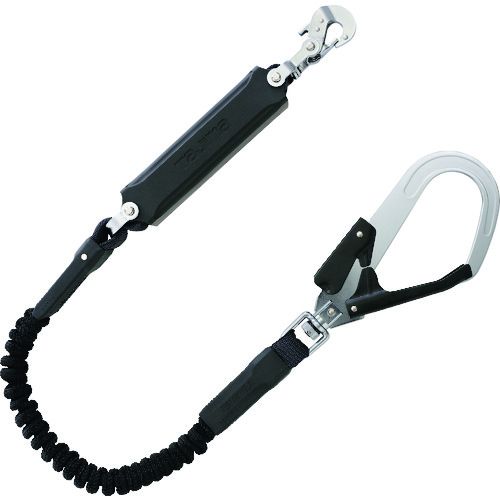 （株）TJMデザインメーカーお問い合わせ：0120-125577【特長】●フルハーネス型用 タイプ1です。●シングルL2ランヤードは伸縮性のある蛇腹式ロープです。●不使用時は短くなるので邪魔になりません。●より戻し付です。【用途】●新規格対...