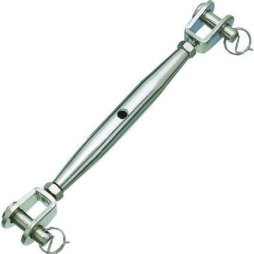 水本機械製作所メーカーお問い合わせ：079-246-2501【特長】●枠を回転させると、ゆるめたり締めたりすることができます。●枠式とは違い、パイプタイプでネジ部分が露出していないので、より装飾的です。【用途】●ワイヤロープの張り具合の調節...