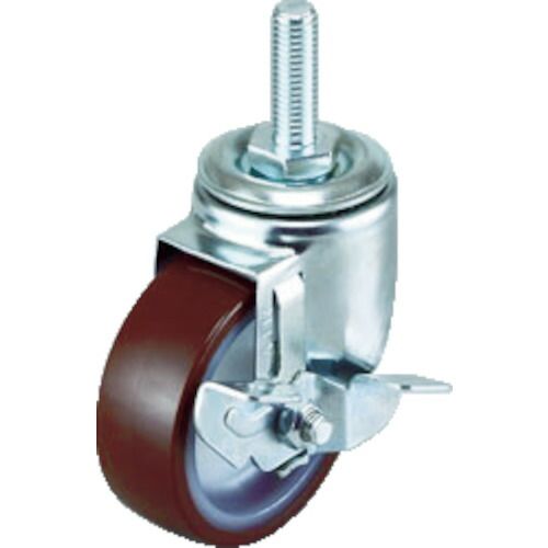 【特長】●軽く動き疲労が軽減できます。●特殊鋼フレームにより軽量と高耐久で長寿命です。【仕様】●許容荷重(daN)：60●許容荷重(kgf)：62●車輪径D(mm)：75●車輪幅(mm)：26●取付高H(mm)：98●軸長L(mm)：35●...