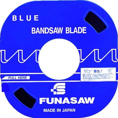 フナソーメーカーお問い合わせ：03-3452-8415【商品説明】【特長】●軟硬材金属、非鉄金属、プラスチックなど広範囲な用途に使用できる汎用ブレードです。●高炭素工具鋼を素材とする最も一般的なコンターマシン用のこ刃です。【用途】●一般鋼か...
