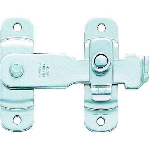スガツネ工業メーカーお問い合わせ：03-3851-1122【特長】●ばねの力で掛け金部を押えるため、振動などで掛け金が外れるのを防止します。●通常の取付と逆向きに取り付けることができ、ワンプッシュで掛け金が外れる便利な使い方ができます。●板...