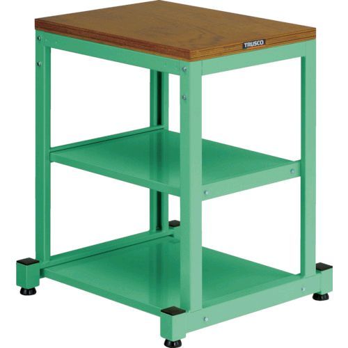 【特長】●大きさ、高さ共に使い勝手の良い手頃なサイズの作業台です。【仕様】●間口(mm)：450●奥行(mm)：600●高さ(mm)：740●均等荷重(kg)：300●天板材質：ダップ化粧●アジャスターねじサイズ：M16×2.0●色：ヤング...