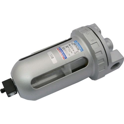 日本精器メーカーお問い合わせ：072-923-0481【商品説明】【特長】●空気中の水分やゴミを除き清らかな空気を供給します。【仕様】●ろ過精度(μm)：40●使用圧力(MPa)：0.05〜1●処理空気流量(［［M3］］/min)：2.00...