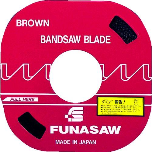 フナソーメーカーお問い合わせ：03-3452-8415【特長】●特殊鋼材に威力を発揮する強靭汎用ブレードです。●合金工具鋼製の、切削力を増強したコンターマシン用のこ刃です。【用途】●ダイス鋼などの合金鋼、特殊鋼などの切断に。【仕様】●山数：...