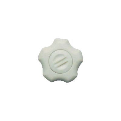 【特長】●耐候性、耐薬品性に優れたASA樹脂を使用した部品です。●市販の六角ボルトや一種のナットをはめ込んで、キャップを付けて廻すだけで、ノブボルト、ノブナットとして使用できます。　●ボルト・ナットが着脱可能になり、ご希望のサイズやノブ部分...