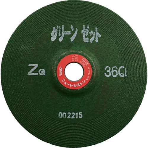 【特長】●重研削用です。●優れた耐久性と安定した高研削能力です。●優れたコストパフォーマンスです。【用途】●あらゆる業種の重研削作業のビード取り・バリ取り、表面研削。【仕様】●粒度(#)：36●砥材：ZG●硬度：Q●外径(mm)：180●厚...