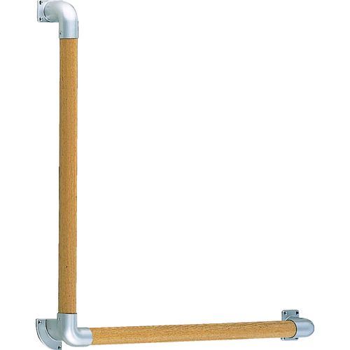 【特長】●握りやすい35mm径の抗菌仕上げの手すりです。●簡単に取り付け可能です。【用途】●室内やトイレ等に。屋内用。【仕様】●色：シルバーライトオーク●径(mm)：35●全長(mm)：1200●厚さ(mm)：35●高さ(mm)：75●寸法...