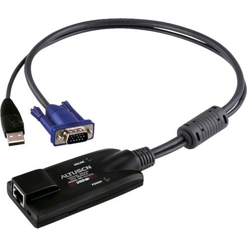 【特長】●Cat5(LANケーブル)タイプのKVMスイッチをコンピューターと配線する際に、コンピューター側に接続するコンピューターモジュールです。●優れた信号補正の技術を提供し、画質の向上に力を注いだUSBコンピューターモジュールです。●自...