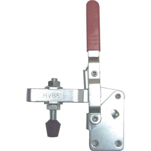【特長】●ゴム付BTがセットになっているクランプです。【仕様】●製品刻印：HV651-B●全長(mm)：222●締圧力(kN)：3.4●付属ボルト径：M10×59(RBT-10)●クランプアーム移動角度(°)：106●ハンドル操作角度(°)...