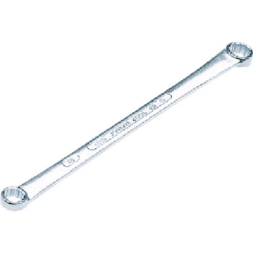 【特長】●オフセットが15°で、ロングタイプのめがねレンチです。【用途】●汎用工具【仕様】●全長(mm)：245●対辺寸法(mm)：14×17【材質／仕上】●合金工具鋼●表面処理：クロムメッキ【原産国】日本　