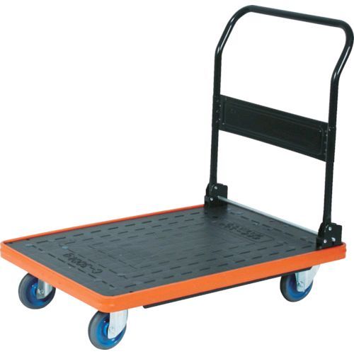 【特長】●荷台の全周に緩衝ゴムを巻き、ぶつけても傷を付けにくくしてあります。●緩衝ゴムがテーブル面より約5mm高いためコボレ止めにもなっています。●エアーキャスターを採用し、旋回・省音を実現、騒音対策台車としても使用できます。●エアキャスタ...