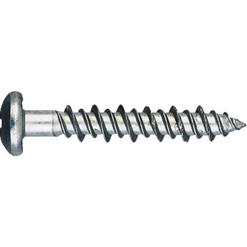 【特長】●プラグ不要のため、下穴は小径で済みます。●高く鋭いねじ山と低いねじ山の両機構で相手材にしっかり固着します。【用途】●コンクリート・ブロック・木材用。【仕様】●呼び径d(mm)：4●下穴径(mm)：3.4●埋込深さ(mm)：30●引...