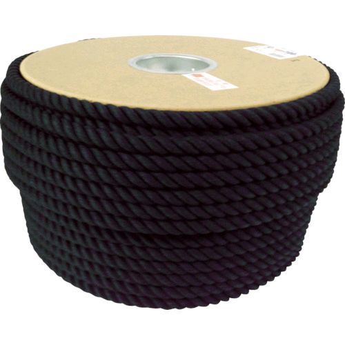 ユタカメイクメーカーお問い合わせ：072-441-2220【商品説明】【特長】●天然繊維なので、熱や摩擦に強いロープです。●水中や土中で腐食し土に還ります。【用途】●農園芸、祭礼用、各種結束など。【仕様】●色：黒●線径(mm)：12●長さ(...