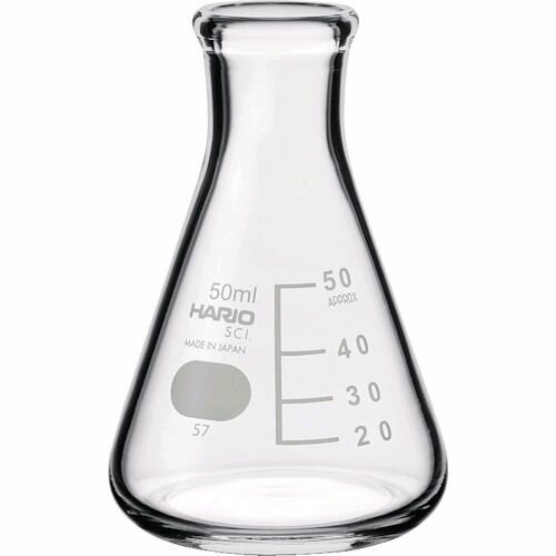 【特長】●口部は耐久性のある肉厚リム加工が施されています。●細いネックは内容物が飛び散りにくく、液体のかくはんに適した形状です。【用途】●乾熱滅菌や、オートクレーブに。●熱湯、電子レンジで使用。●精密な分析や、薬品（劇薬など）に。【仕様】●...