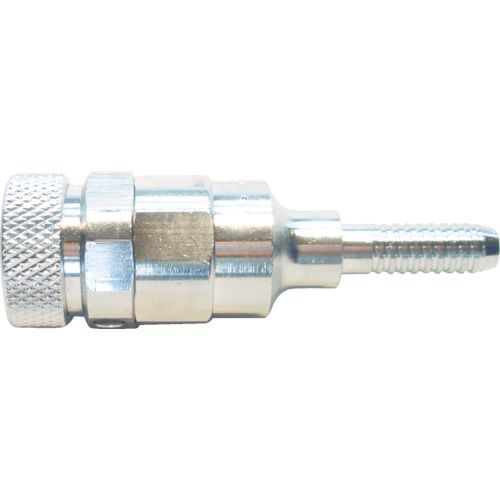 【特長】●ボールロック方式です。●ミニ・カプラ（日東工器製）と互換性があります。【用途】●マイルドホース用ソケット（酸素用）【仕様】●商品名：酸素用ソケット●適用流体：酸素●接続サイズ：φ5mm●種別：ソケット【仕様2】●最高使用圧力：1M...