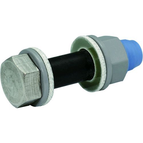 【特長】●交流2200Vに耐える絶縁効果（220V保証）があります。●ステンレスボルトナットの最大の欠点である焼き付け固着を確実に防止します。●乾燥状態で作業性に優れます。●六角ボルトタイプで施工性に優れています。●胴部のスリーブがあっても...