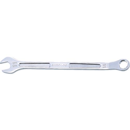 水戸工機メーカーお問い合わせ：029-251-5111【商品説明】【特長】●鍛造品で強いです。●JIS規格品に比べ長く、スパナ部・めがね部ともに同じ厚さです。●めがね柄部の曲がり角度15°です。【用途】●狭い所でのダブルナットの締め付けなど...