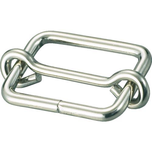 【特長】●ゴムロープ用金具です。●トラックシートの押さえ用として最適です。【仕様】●品名：バックル20mm用【材質／仕上】●スチール●表面処理:メッキ仕上げ【原産国】日本