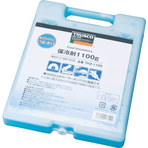 【特長】●繰り返し使用可能です。●容器タイプです。●あらかじめ冷凍庫で凍らせてご使用ください。●30L以上のクーラーボックスに最適です。【用途】●繰り返し搬送される配送など。【仕様】●縦(mm)：255●横(mm)：200●厚さ(mm)：3...