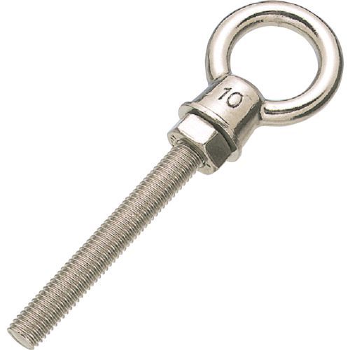 【特長】●首下が長いので厚みのある部分に使用可能です。【用途】●機械器具類の吊り上げなど、一般の荷役に。【仕様】●ねじ径：W1/2×1.75●使用荷重(kN)：2.16●A(mm)：25●B(mm)：100●D(mm)：10●H(mm)：6...
