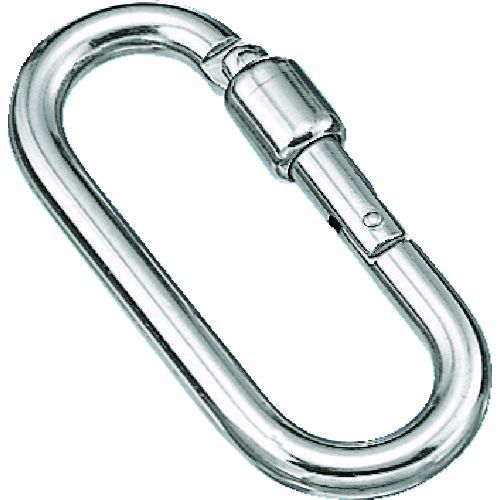 【特長】●環の付いた外開きの構造なので、不用意に開くことがありません。【用途】●チェーン・ワイヤ・ロープなどの連結や、端末の金具のジョイントに。【仕様】●使用荷重(kN)：0.69●D(mm)：5●L(mm)：58●S(mm)：15●W1(...