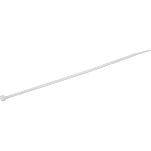【特長】●主に屋内での結束に適した汎用性の高いタイプです。【用途】●電線ケーブルの固定や結束に。●屋内使用に最適です。【仕様】●色：白●幅(mm)：4.8●長さ(mm)：250●厚さ(mm)：1.52●最大結束径(mm)：68●引張強度(N...