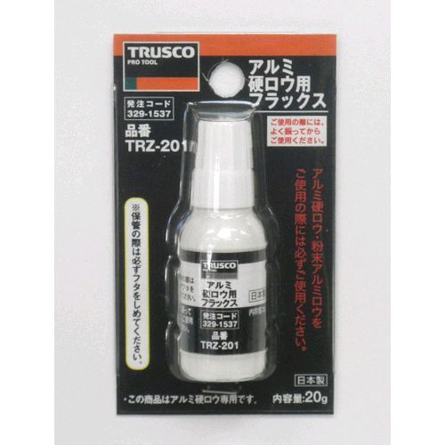 【特長】●乾燥して固まったり、吸湿しない水溶液タイプです。●そのまま使え、塗りやすい樹脂ボトル容器です。【用途】●ロウ付け作業に。【仕様】●摘要：アルミ硬ロウ用【注意】●フラックスには有害なフッ化物が含まれています。扱いにはご注意ください。...