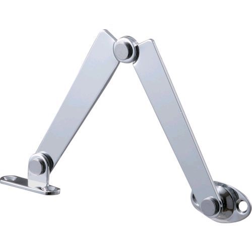 【特長】●取付が簡単な構造です。【用途】●家具などの補助。●機器の筐体。【仕様】●呼称：左用●全長(mm)：135●厚さ(mm)：1.6●穴径(mm)：3.6(小判座)、3.3(L座)●穴数：2(平座)、2(L座)【材質／仕上】●冷間圧延鋼...