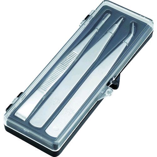 【特長】●使用頻度の多いサイズをセットしました。【用途】●多種多様の小物を保持。【仕様】●セット内容：TSP-21、TSP-25、TSP-26【材質／仕上】●ステンレス（SUS430）【注意】●ESD対策仕様品ではありません。【原産国】日本
