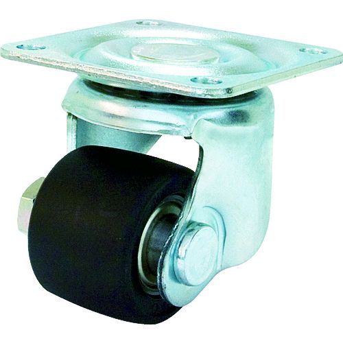 【特長】●大型機械や装置などの重量物に数多く使用されている低床式重荷重用キャスターです。【仕様】●許容荷重(daN)：300●許容荷重(kgf)：306●車輪径D(mm)：75●車輪幅(mm)：38●取付高H(mm)：100●取付座A(mm...