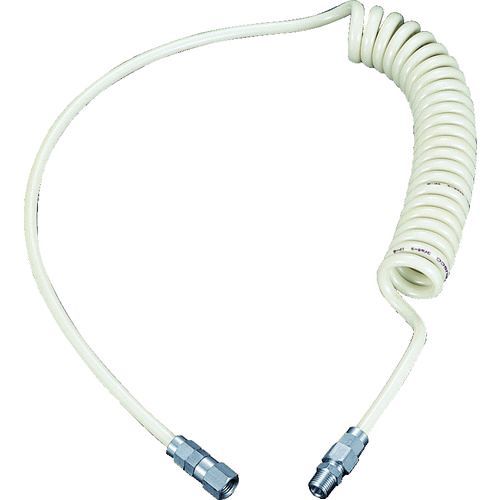 【特長】●折れぐせがつきにくく、耐摩耗性にも優れています。●柔軟性、弾力性、伸縮性に優れています。しかも強靭です。●手元部分はストレートなので、手元ホースは不要です。●コイル巻きだから作業の範囲がワイドに拡がります。【仕様】●コイル径(mm...