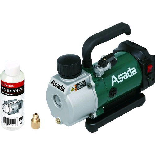 アサダメーカーお問い合わせ：052-911-7165【特長】●1回の充電で60分使用できます。●小型・充電式で20Pa(150ミクロン)を実現しました。●バッテリ切れアラームと警報ランプ付の安全設計です。●逆止弁付ボールバルブでオイルの逆流...