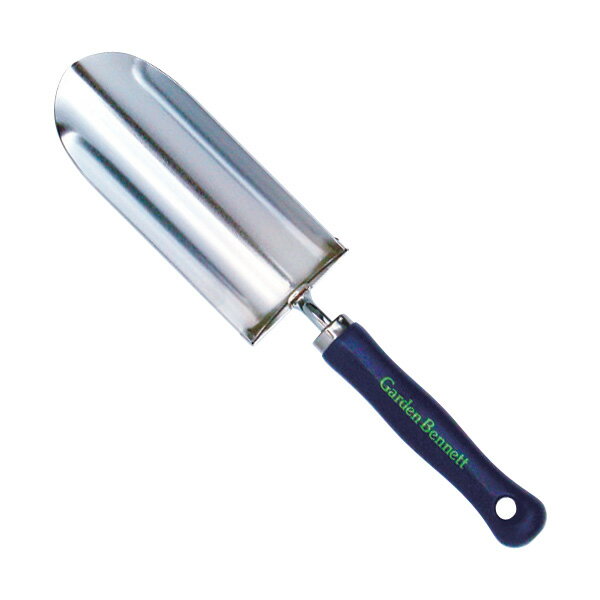 ●コンテナガーデンのための道具●特長●用途：土をすくう●カラー：ダークネイビー●材質:本体：スチール製（クロームメッキ仕上げ）●桂：ステンレススチール製●ハンドル：ブナ材