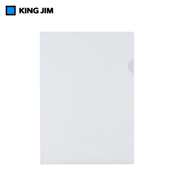 ■　KING JIM／クリアーホルダー リサイクル厚口　A4 シッカリ収納できる厚口タイプ。 用途に合わせて、自由にサイズを選べる再生PP使用のリサイクルホルダー。 シートの厚さが、当社比約2倍。 丈夫で折れ曲がりにくいので、大切な書類をシ...