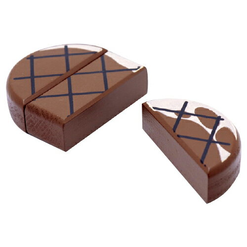 埋め込み式のマグネット。力を入れずに切れるので小さなお子様も楽しめる。●サイズ／81×18×58mm●重量／52g●材質／天然木、マグネットe211-936