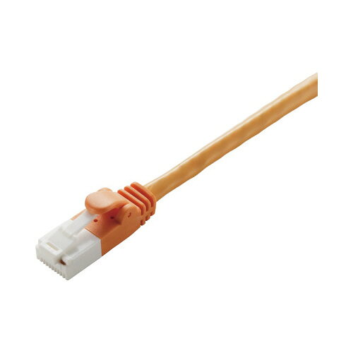 1m　●カラー:オレンジ●インターフェイス:RJ-45コネクター●規格:Cat6対応（10BASE-T、100BASE-TX、1000BASE-TX対応）●伝送速度:1Gbps●伝送帯域:250MHz●ケーブル太さ:5.5mm●芯数:8芯●...