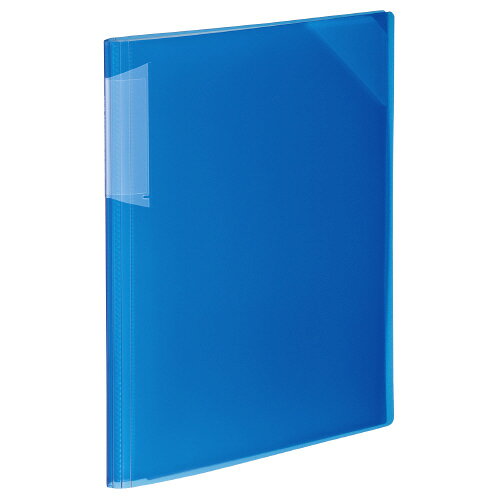 ●書類がバサッと入るクリヤーホルダー型ポケット●収容する書類の量に応じて背幅部分がラウンド可変するノビータ設計●A4●サイズ/314×248×10〜30mm●仕様/12ポケット●色／青●替背紙式●中紙なし●ポケット/PP●1ポケットの最大収...