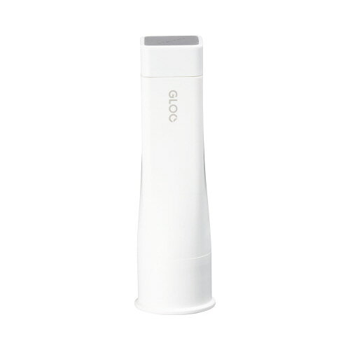 貼るって、こんなに変われる。GLOO　●しっかり貼るタイプ　●サイズ／Mサイズ　●仕様／約22g　●のり色／白　●本体容器・エレベーター・ロゴカバーは再生PPk6472-8179