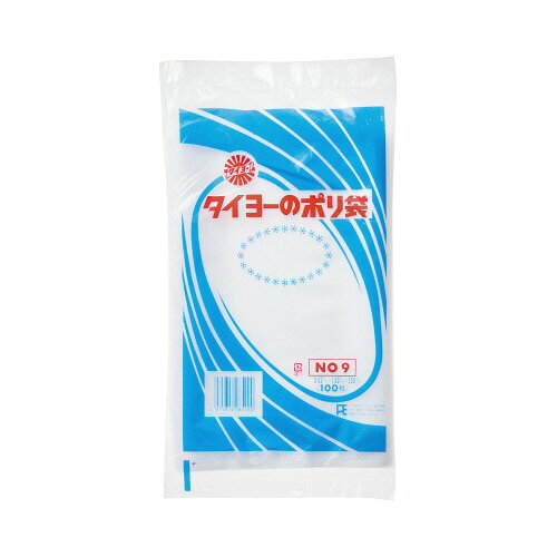 ●材質／低密度ポリエチレン　●透明ツルツルタイプ　●タイプ／9号（●150×250mm）　●厚み／0．05mm　●100枚入り　●少し厚めで説明書や付属品などを梱包するのにオススメです。k6335-2306