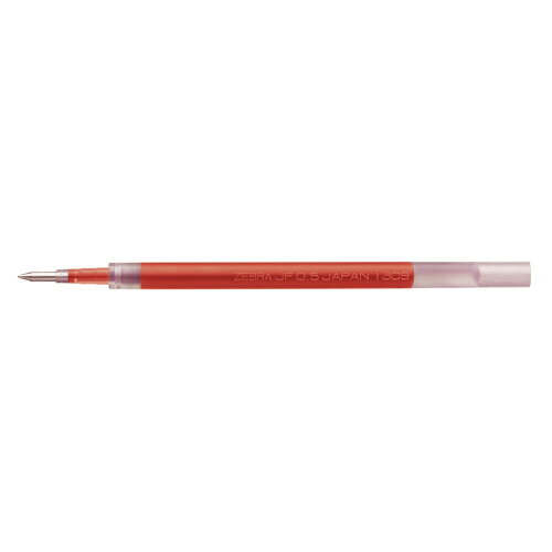 ●ジェルインクボールペン替芯（ゲルインク）●対応商品／サラサクリップ0．5●ボール径／0．5mm●インク色／赤k5230-5504