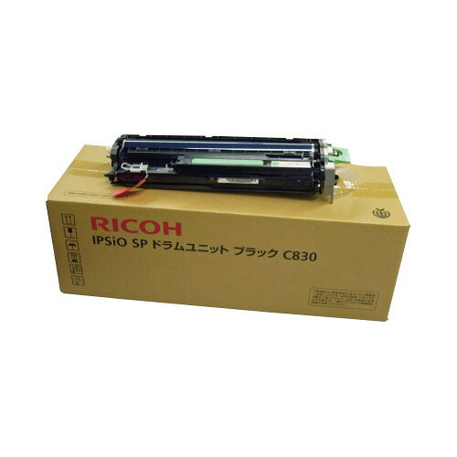 ●ドラム　●色：ブラック　●レーザープリンタ用（リコー純正品）　●メーカー型番：C830　●リコー対応機種：IPSIO　SP　C830／831　●印刷可能枚数：60，000枚（A4用紙1枚あたりの印字面積比5％で算出した目安です。）k633...