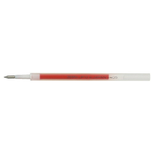 ●ジェルインクボールペン替芯（ゲルインク）●対応商品／サラサクリップ0．4●ボール径／0．4mm●インク色／赤k5465-6017