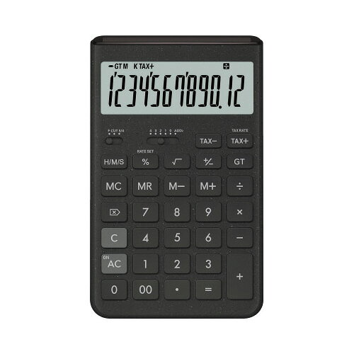 ●カラー／ダークグレー●質量／170g（電池込）●サイズ／M●寸法／幅105X奥行173X厚さ13．8mm●桁数／12桁●電源／太陽電池＋リチウム電池（CR2025）●電池／CR2025●保証期間／1年●チルト／なし●メモリー／あり●四捨五...