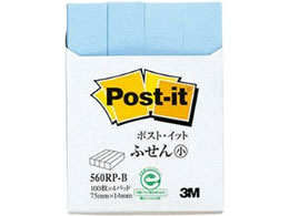 【商品説明】資源の有効利用を考え、古紙パルプ配合率100％の再生紙を使用。水分散性粘着剤を使用。【仕様】●サイズ：縦75×横14mm●色：ブルー●注文単位：1パック（100枚×4冊）●グリーン購入法適合●GPNエコ商品ねっと掲載【検索用キー...