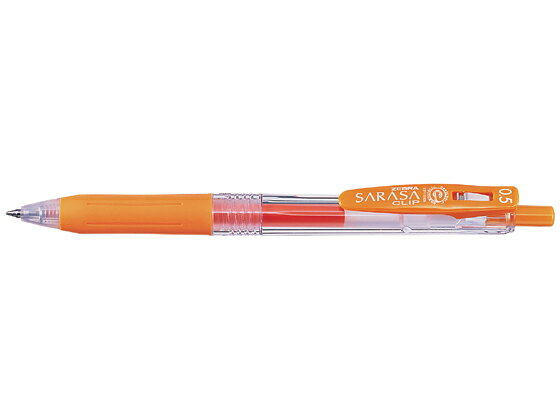【仕様】●ラバーグリップ付●水性顔料インク●ボール径0．5mm●バインダークリップ●長さ：141mm●ノック式●インク色：オレンジ●グリーン購入法適合●GPNエコ商品ねっと掲載※別売りの替芯はございません。【検索用キーワード】ジェルインキボ...