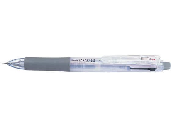 【仕様】●ノック式●サイズ：最大径φ13．5×全長146．5mm●仕様：軸は樹脂・ラバーグリップ付、ひも通し穴付●ジェルボールペン0．5（黒／赤）＋シャープ0．5●水性顔料インクのため耐水性・耐光性に優れており、公式文書にも使用できます。●...