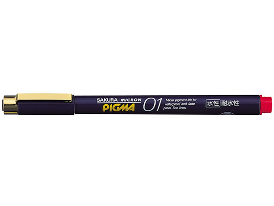 【仕様】●インク色：赤●水性顔料インキ●筆記線幅：約0．25mm●注文単位：1本●製図にも使われる信頼と実績のスタンダードペン。【検索用キーワード】水性サインペンカートリッジインク　サクラクレパス　サクラ　サクラクレパス　さくら　さくらくれ...